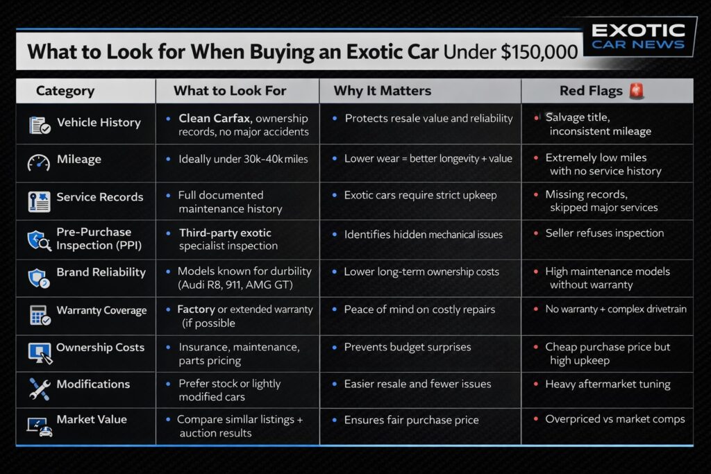Best Exotic Cars Under $150,000 in 2026 - Exotic Car News