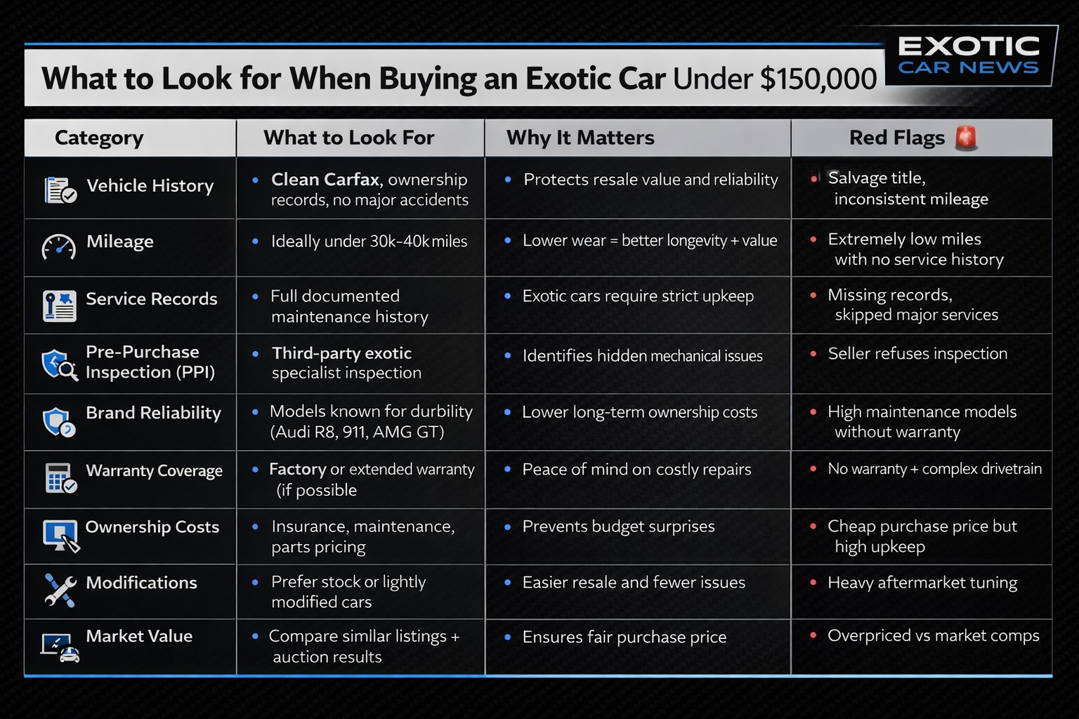 Best Exotic Cars Under $150,000 in 2026 - Exotic Car News